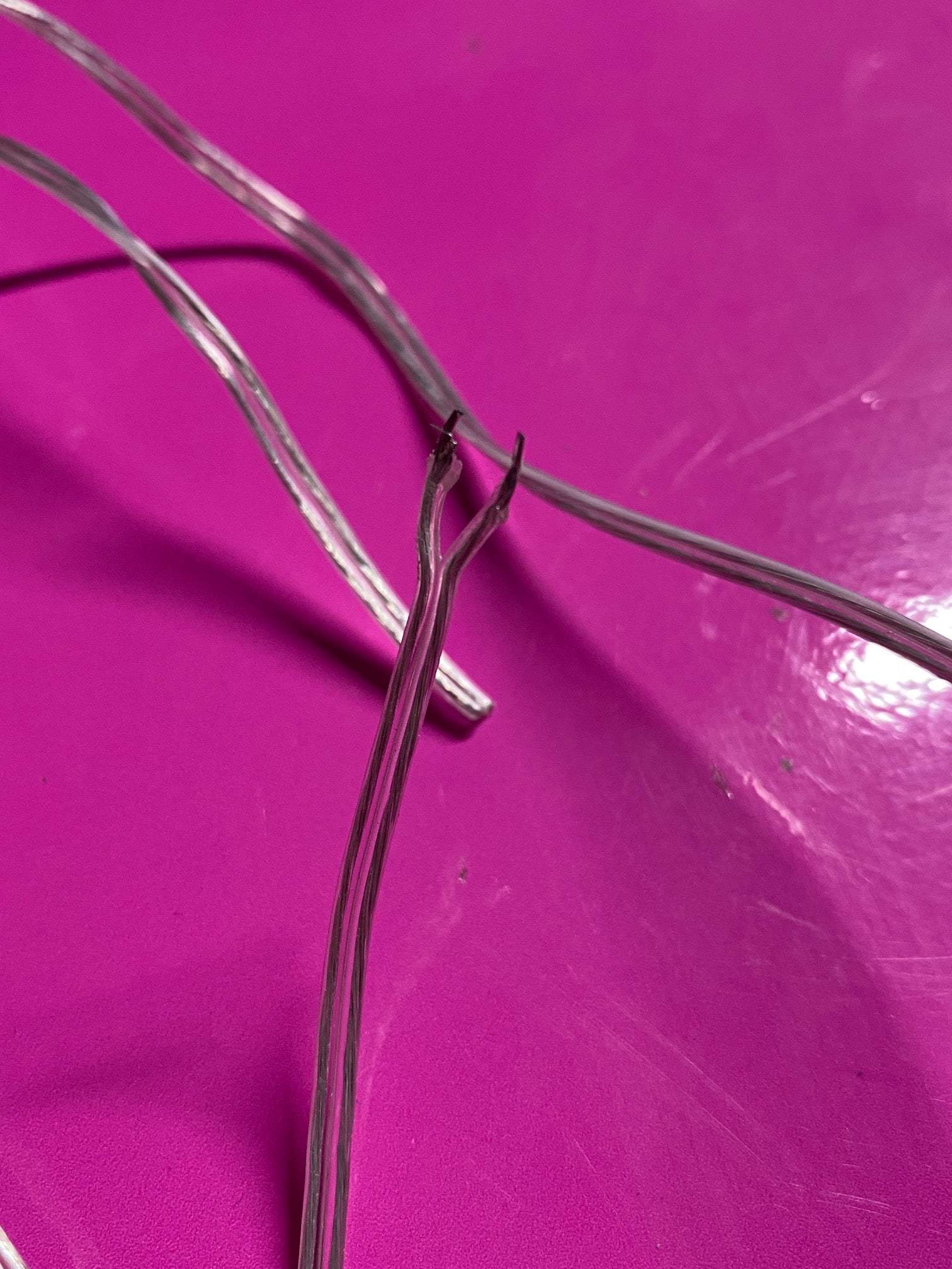Clear wire (per meter) – Neon Flex Studio